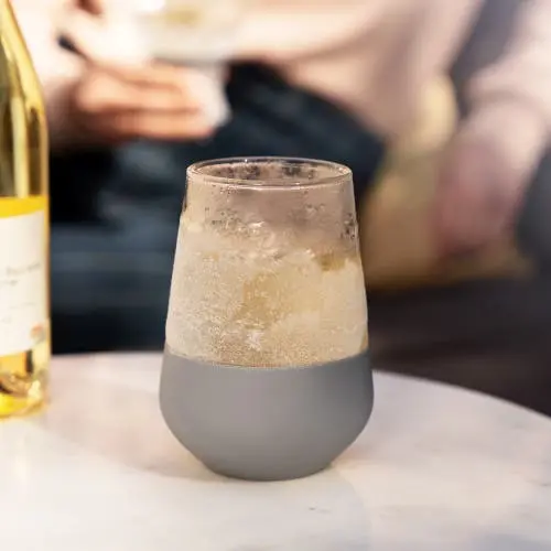 HOST Glass Freeze Wine Cooling Cup Set Of 2