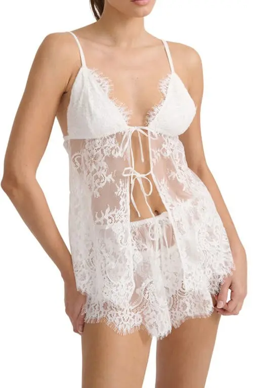 KAT THE LABEL Emerson Lace Tap Shorts