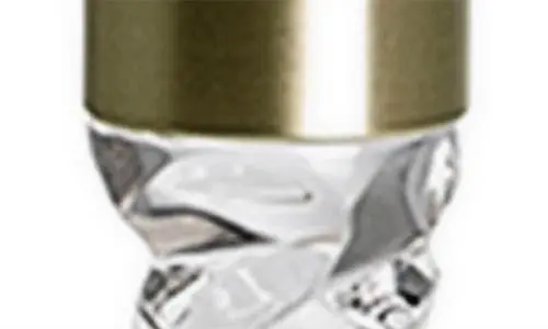 ORREFORS Carat Set Of 2 Small Crystal & Candlesticks