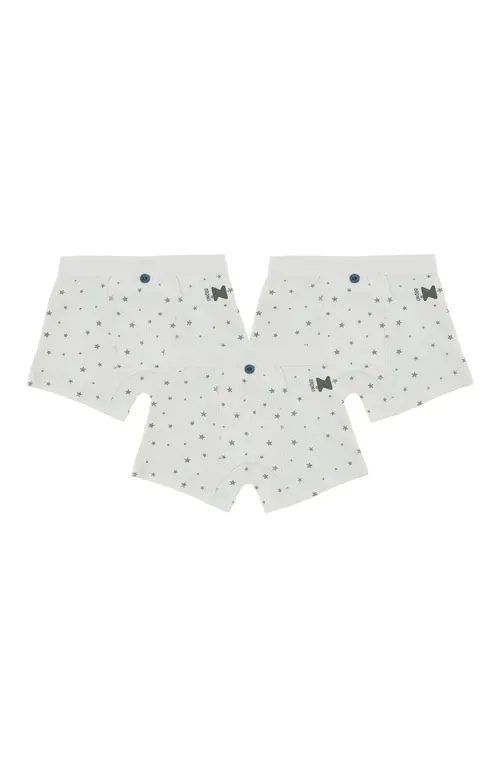 NOGGIWEAR Buttoned Boxers - White