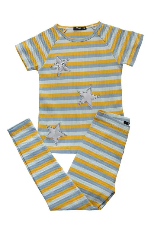 NOGGIWEAR Striped Happy Star Loungewear Set - Multi