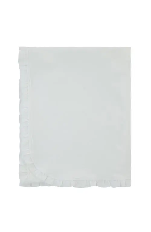 NOGGIWEAR Side Ruffle Blanket - Ivory
