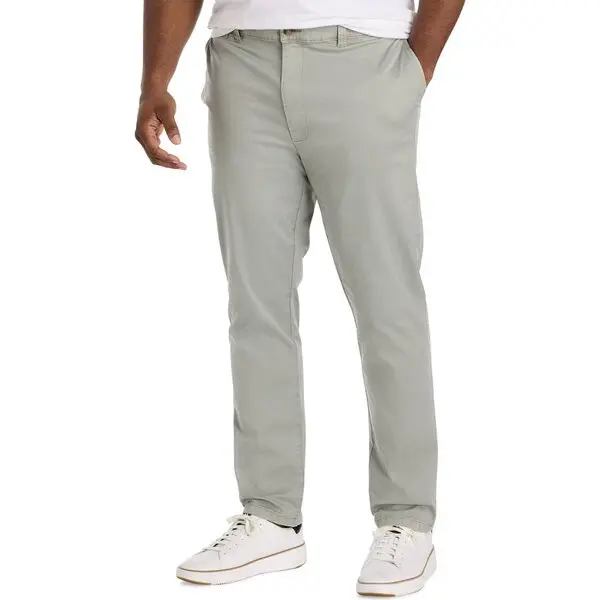 TRUE NATION BY DXL Big & Tall Clubhouse Chino Pants - Belgian Block