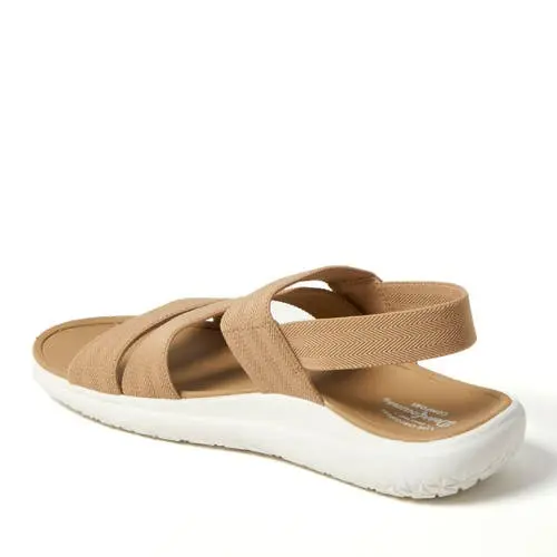 DEARFOAMS Emilia Strappy Sandals - Khaki
