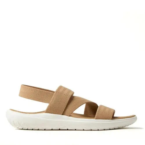 DEARFOAMS Emilia Strappy Sandals - Khaki