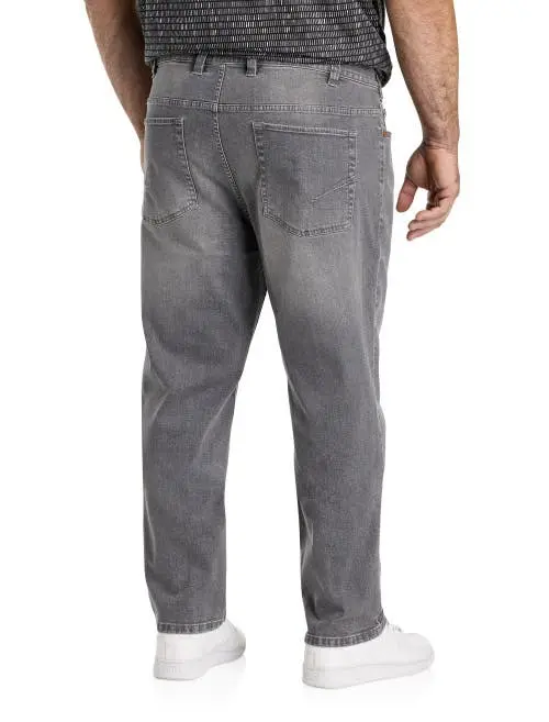 TRUE NATION BY DXL Big & Tall Tapered-fit Jeans - Washed Grey