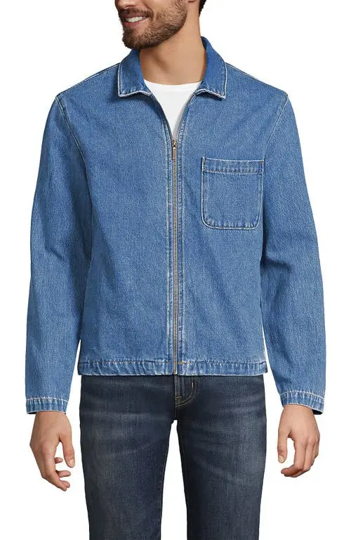 LANDS' END Full Zip Lightweight Jacket