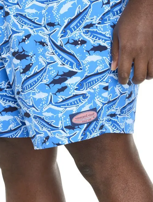 Vineyard Vines Big & Tall Bone Fish Chappy Swim Trunks