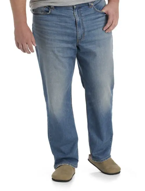TRUE NATION BY DXL True Nation Relaxed-fit Stretch Jeans - Dirty Secrets
