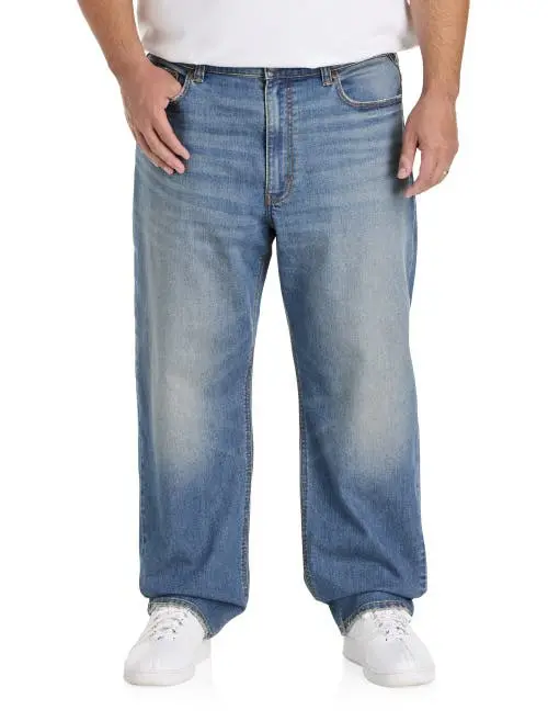 TRUE NATION BY DXL True Nation Relaxed-fit Stretch Jeans