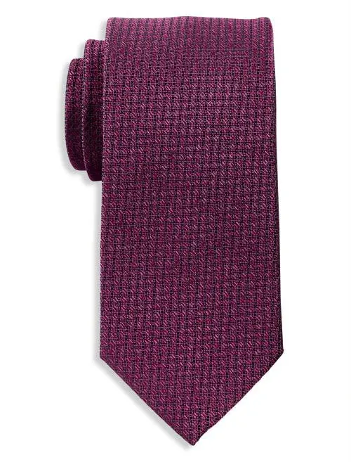 Michael Kors Big & Tall Hinson Textured Neck Tie - Rose