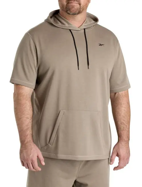 REEBOK Big & Tall Performance Hoodie - Taupe