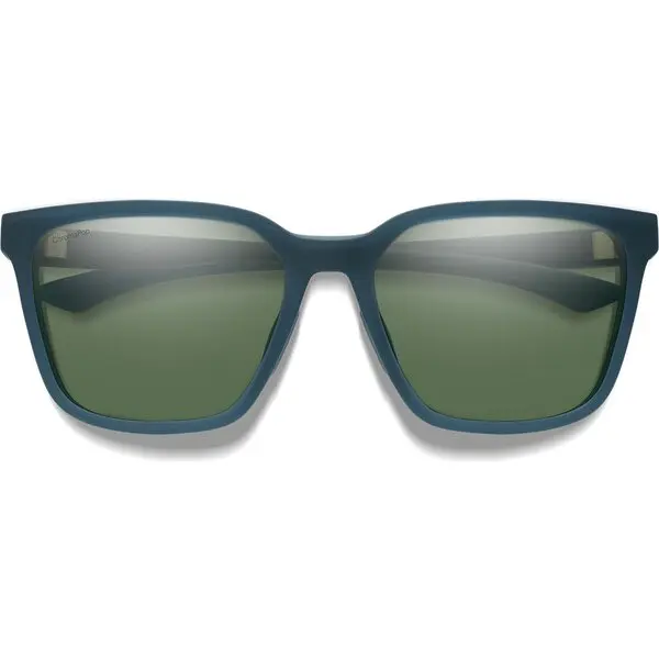 SMITH Shoutout Core Square Sunglasses - Pacific Crystal / Gray Green