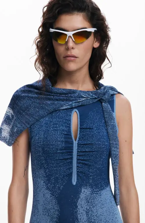 Desigual Asymmetric Knit Dress