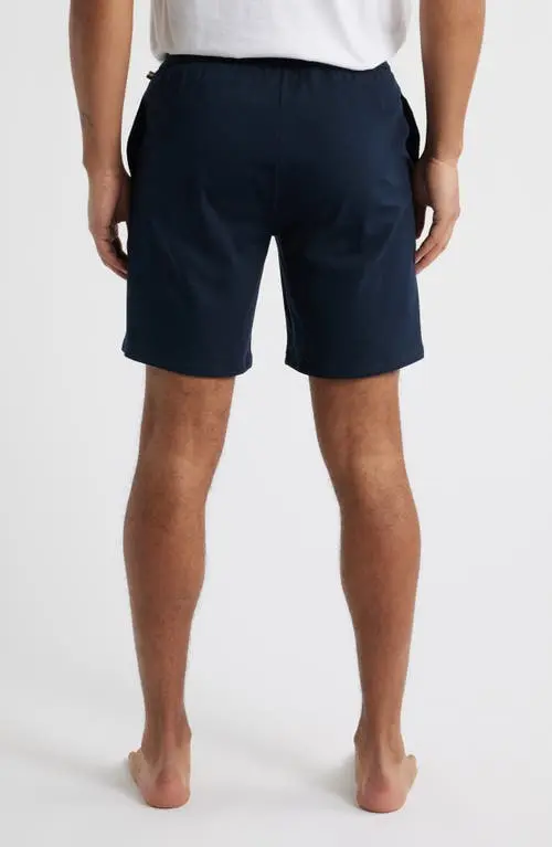 BOSS Stretch Cotton Pajama Shorts - Dark Blue