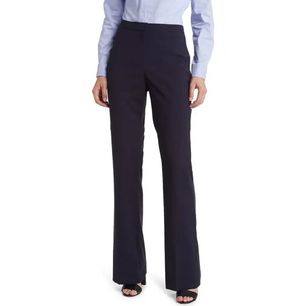BOSS Tuleah Flare Trousers - Sky Captain