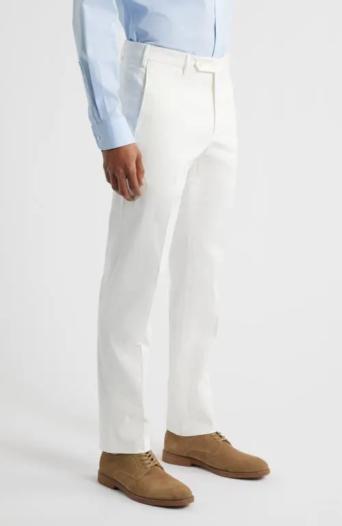 Zanella Parker Flat Front Stretch Cotton Pants