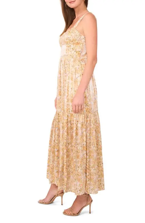 Parker The Adrina Floral Fit & Flare Midi Dress In Dandelion - 50% Off |  Editorialist