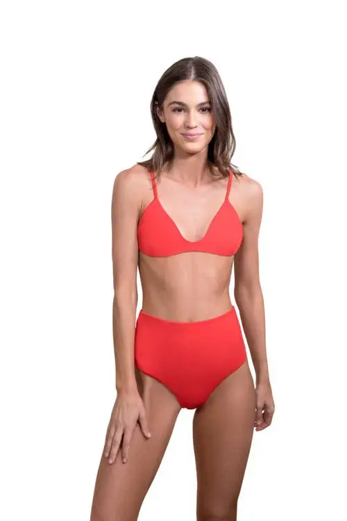 TABACARU Stella Two-piece Swimsuit - Red