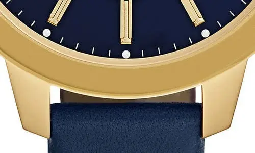 Tory Burch Collins Leather Strap Watch