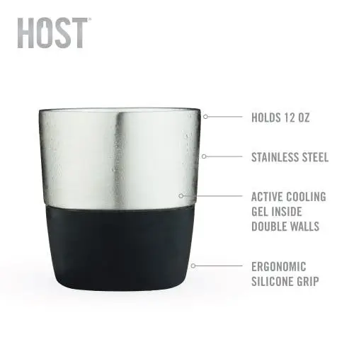 HOST Stainless Steel Whiskey Freeze Pro Cooling Cup