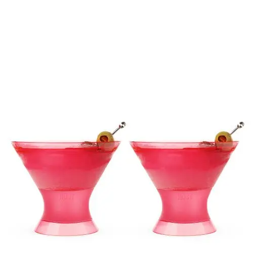 HOST Martini Freeze Cooling Cup Set Of 2 - Punch Pink