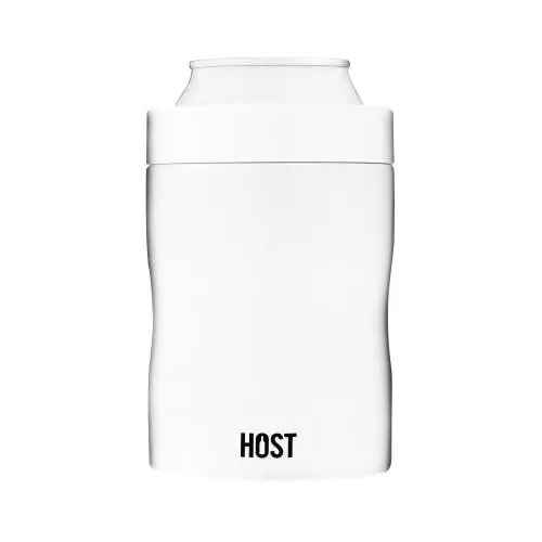 HOST Stay-chill Standard Can Cooler - Pearl White