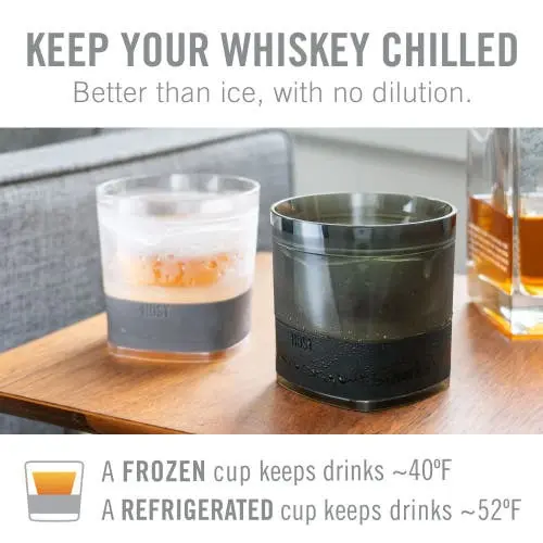 HOST Whiskey Freeze Cooling Cup Set Of 2 - Smoke