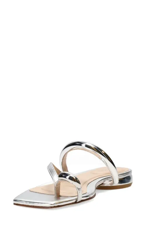 Pelle Moda Ondra Slide Sandal - Silver