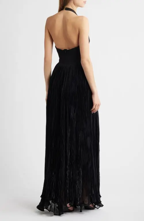 DELFI COLLECTIVE Rowena Halter Maxi Dress