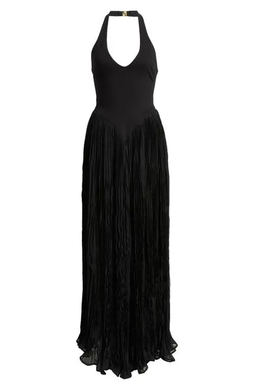 DELFI COLLECTIVE Rowena Halter Maxi Dress