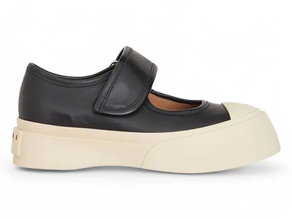 Marni Mary Jane Low-top Sneakers - Black