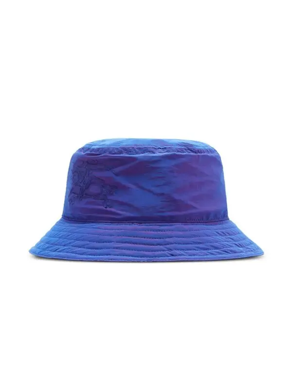 Burberry Holographic Taffeta Bucket Hat - Electric Purple