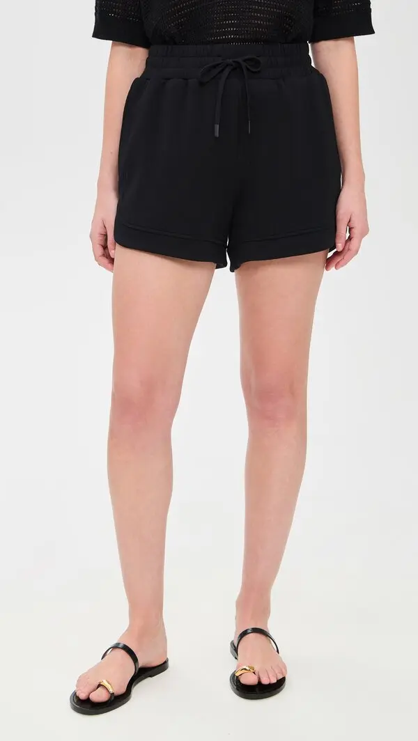 Varley Ollie High Rise Shorts - Black