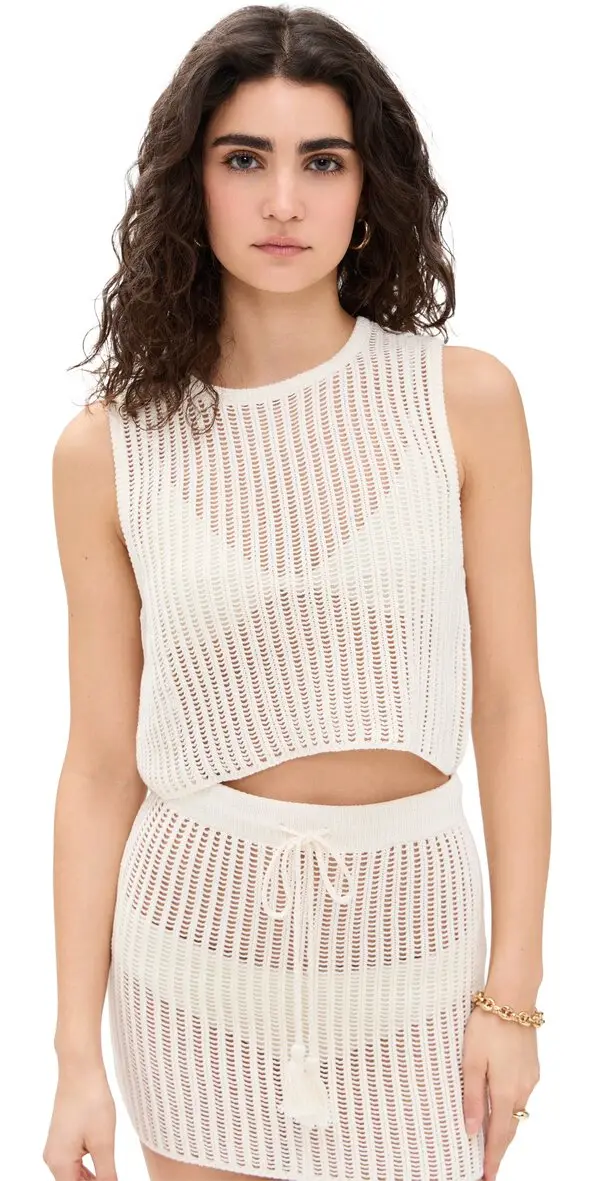 L*Space Sander Knit Top - Cream