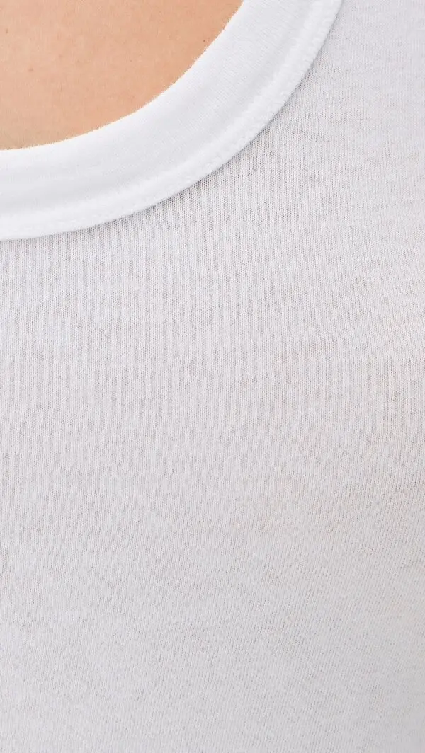 PERFECTWHITETEE Scoop Tank - White