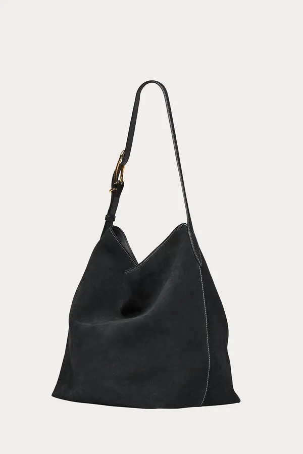 LIFFNER Slouch Bucket Suede Bag