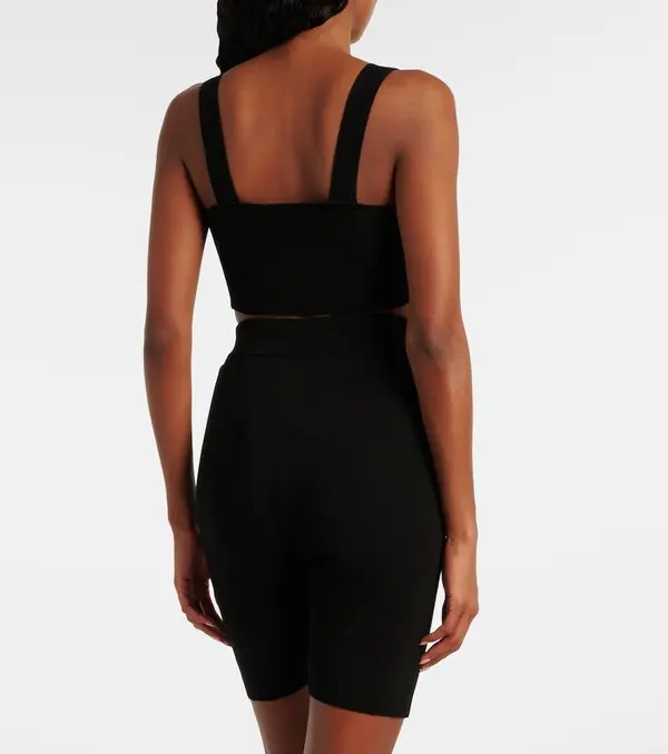 VIVIENNE WESTWOOD Bea Cotton Bra Top - Black