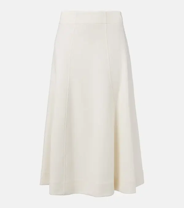 JIL SANDER Knitted Midi Skirt