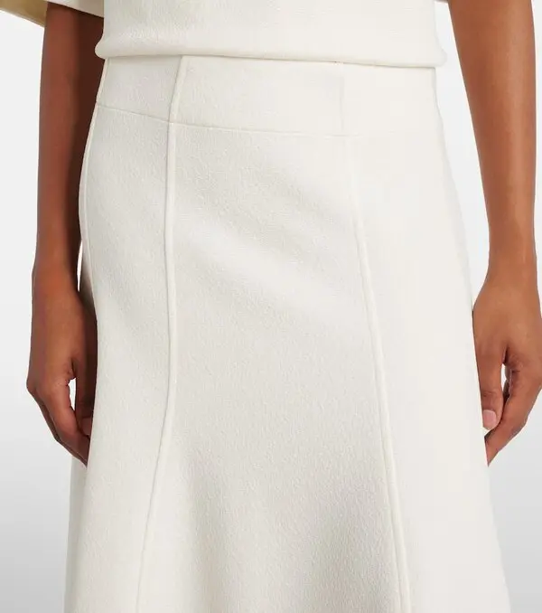 JIL SANDER Knitted Midi Skirt