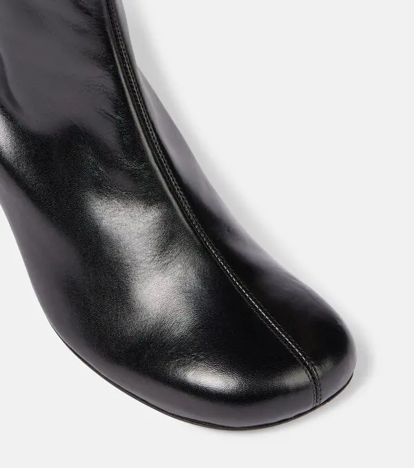 LEMAIRE Anatomic 55 Leather Ankle Boots