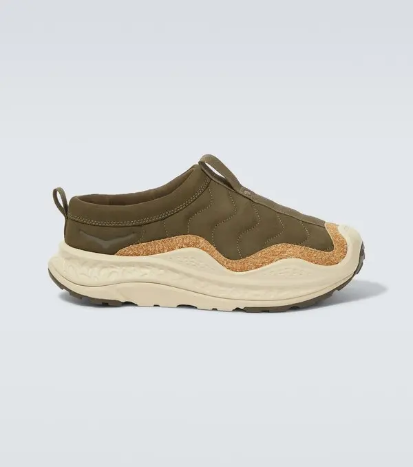 Hoka One One Elite Ora Primo Leather Sneakers - Green