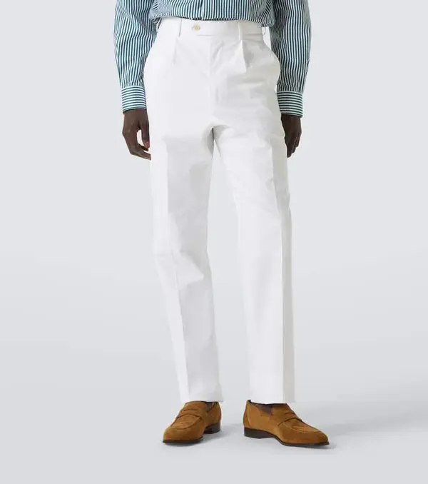 Dunhill Cotton Straight Trousers