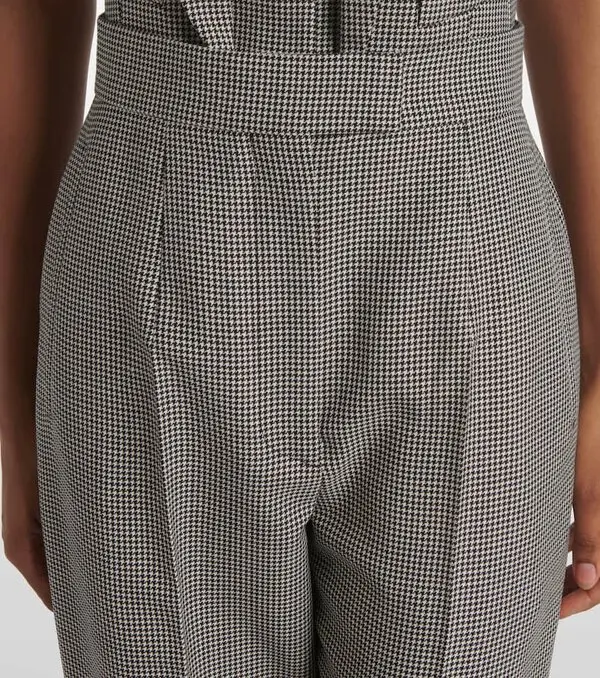 Alexander McQueen Checked Wide-leg Pants