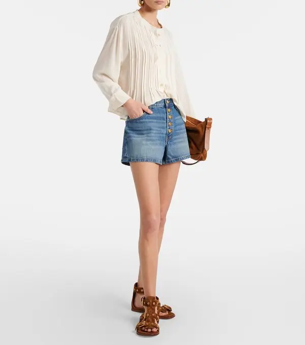 Ulla Johnson Greta Denim Shorts