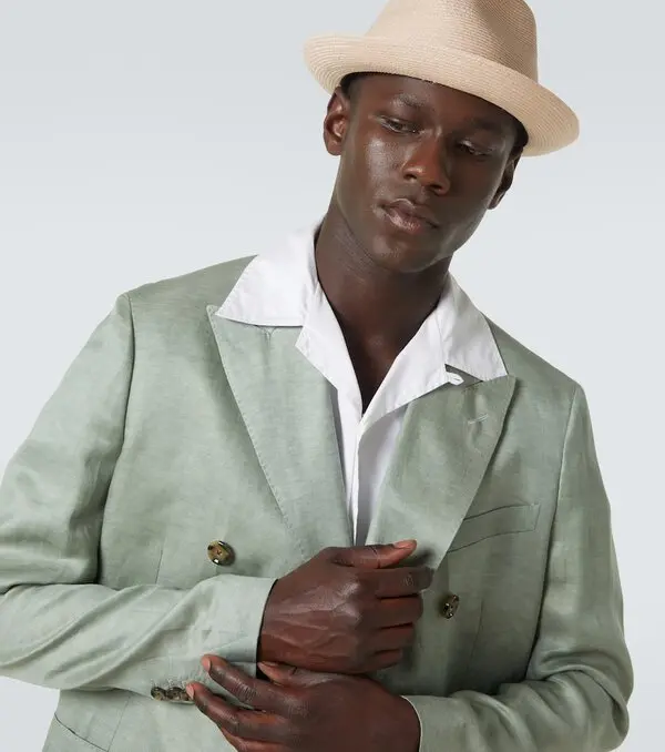 Borsalino Straw Panama Hat
