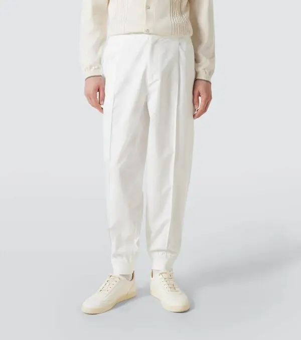 Brunello Cucinelli Pleated Tapered Trousers