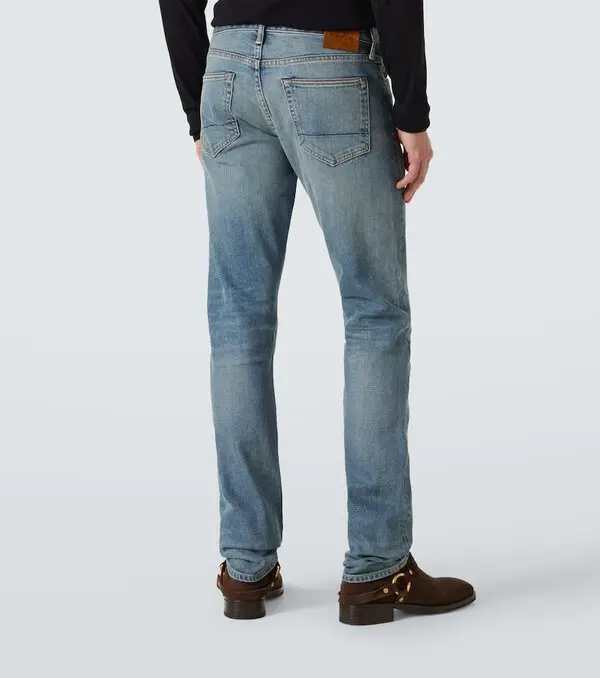 TOM FORD Distressed Straight Jeans