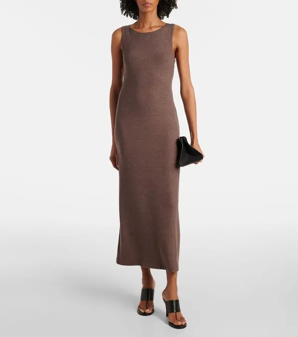 LESET - Leset Lauren Sleeveless Jersey Midi Dress