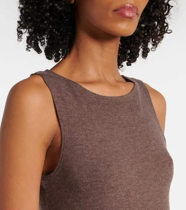LESET - Leset Lauren Sleeveless Jersey Midi Dress